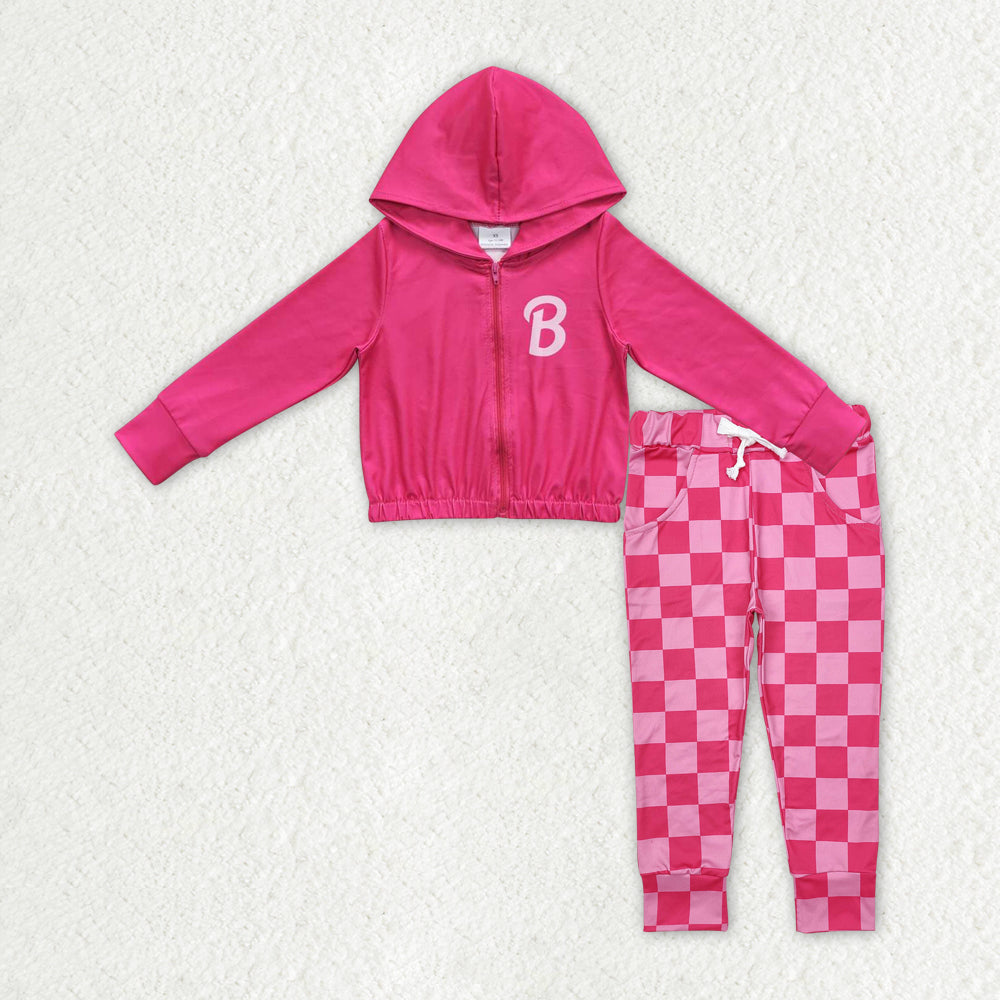 GLP2320 toddler girl clothes pink baby girl Valentine's set ...