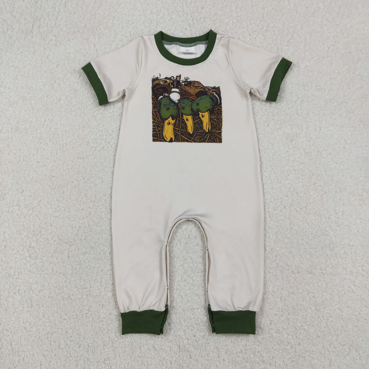 RTS kids matching clothing hunting print clothing baby boy summer romp ...